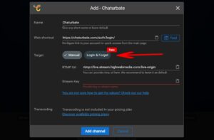 Desktop app | Chaturbate channel - Streamster Knowledge Base