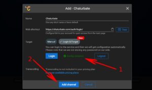 Desktop app | Chaturbate channel - Streamster Knowledge Base