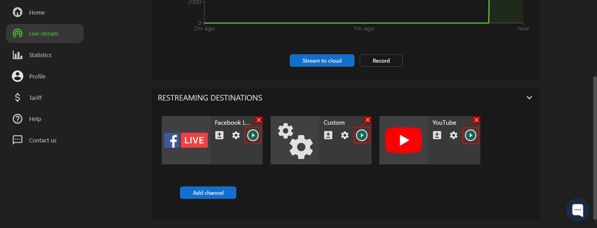 Setting Up Streaming Channels - Streamster Knowledge Base