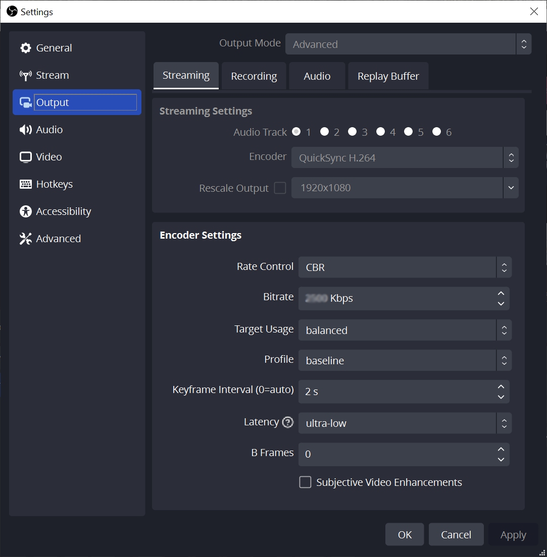 Required Encoder Settings for OBS - Streamster Knowledge Base