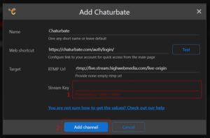 Desktop app | Chaturbate channel - Streamster Knowledge Base