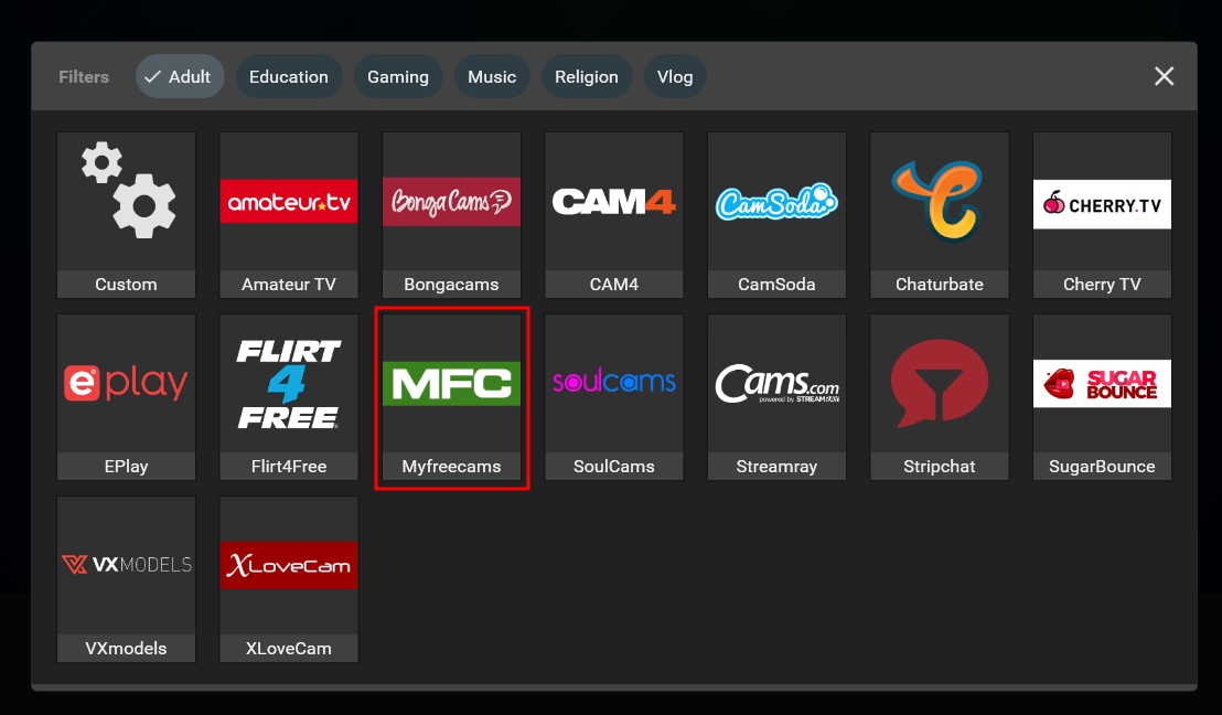 Desktop app | MyFreeCams channel - Streamster Knowledge Base
