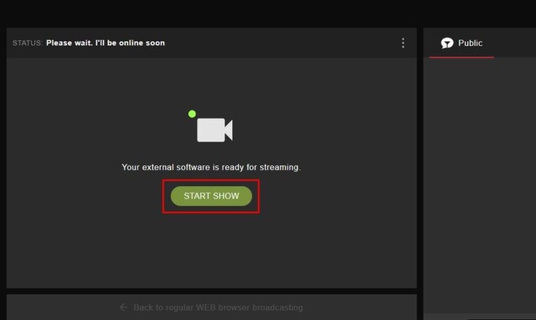 Web app | Stripchat channel - Streamster Knowledge Base