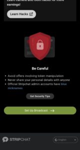 Mobile app | Stripchat channel - Streamster Knowledge Base