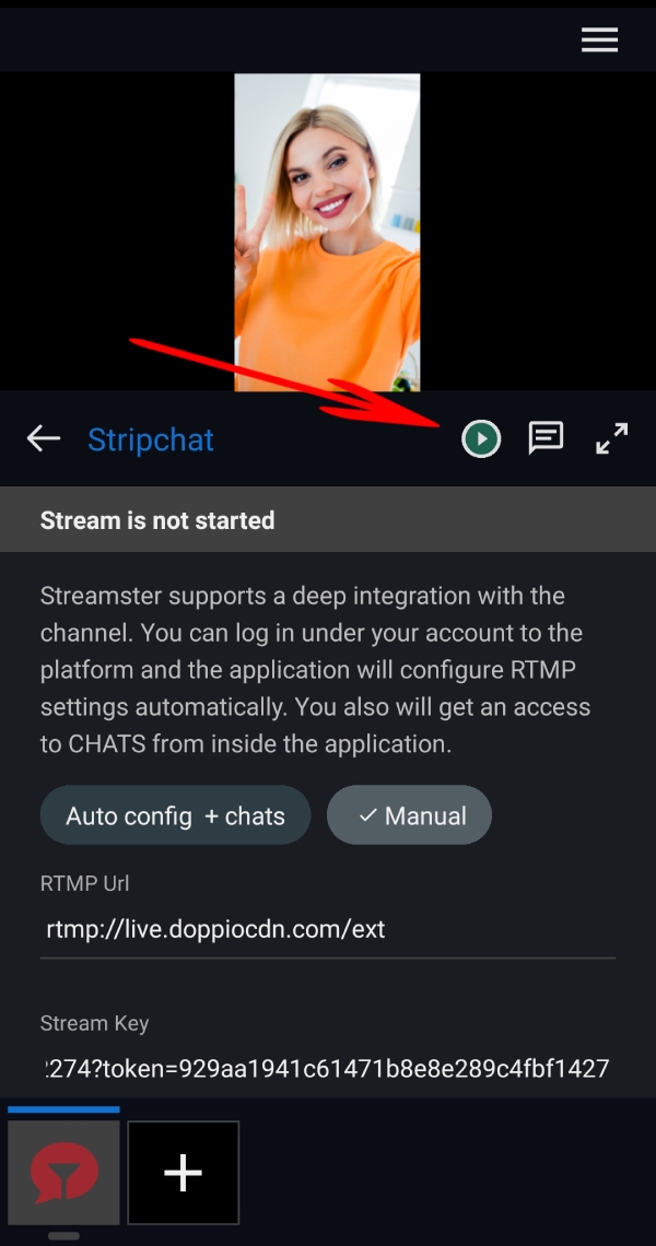 Mobile app | Stripchat channel - Streamster Knowledge Base