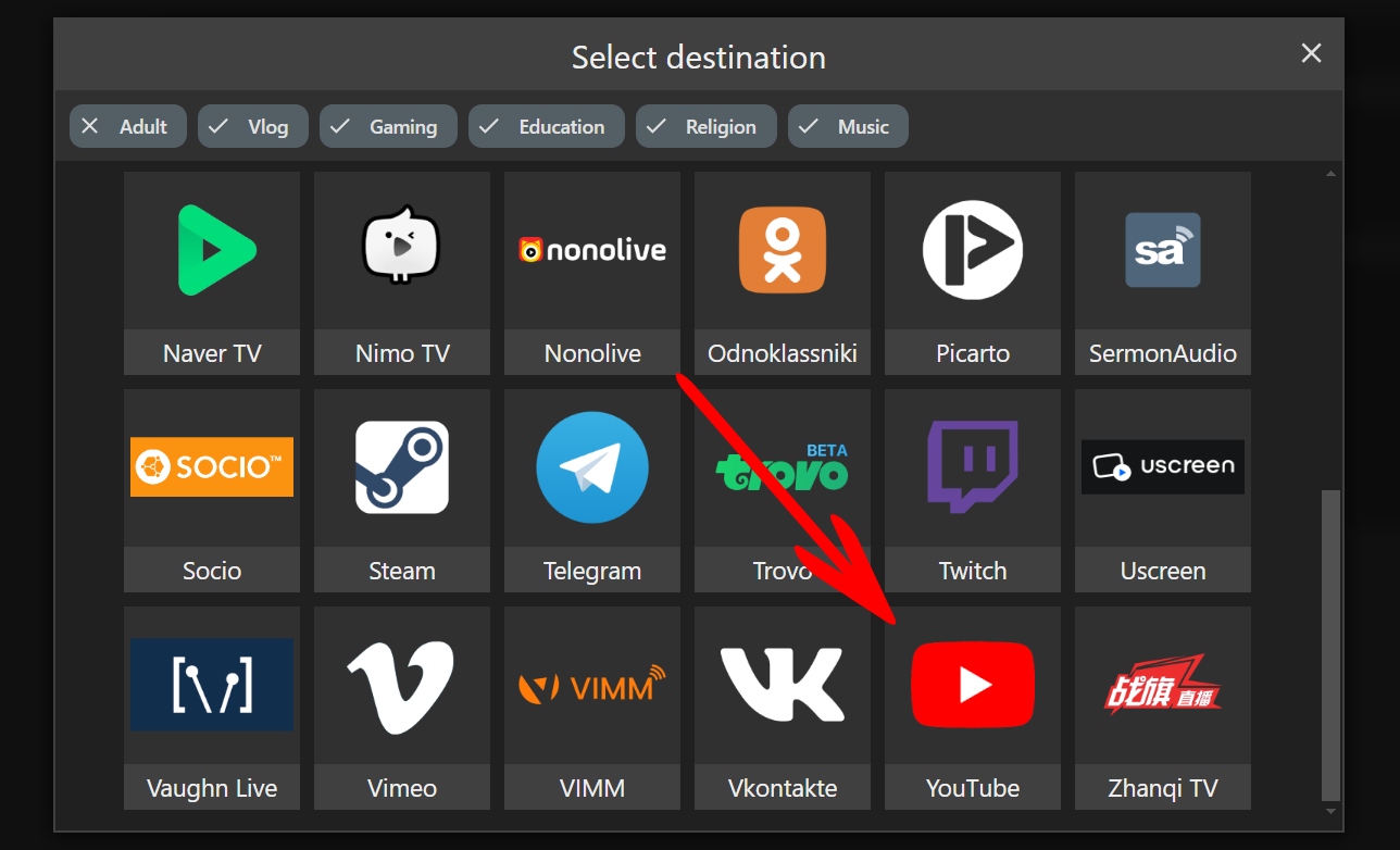 Web app | YouTube channel - Streamster Knowledge Base