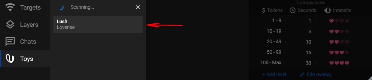 Setting Up the Lovense Toy - Streamster Knowledge Base